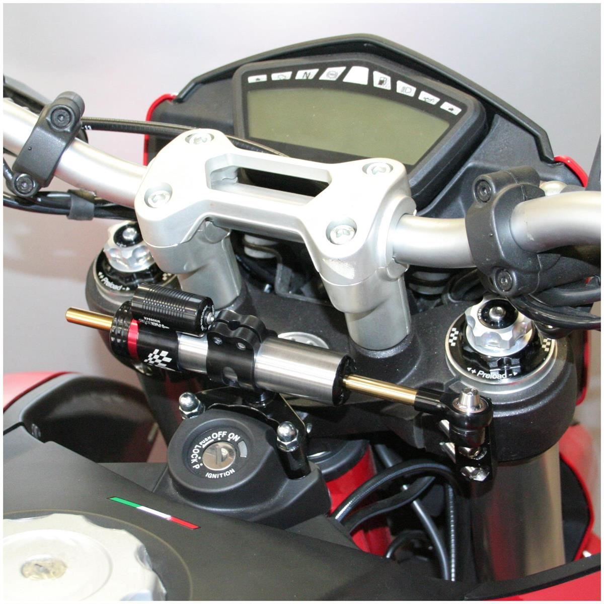 Ammortizzatore sterzo Matris Ducati Hypermotard 821 13-15 (Piastra di ...