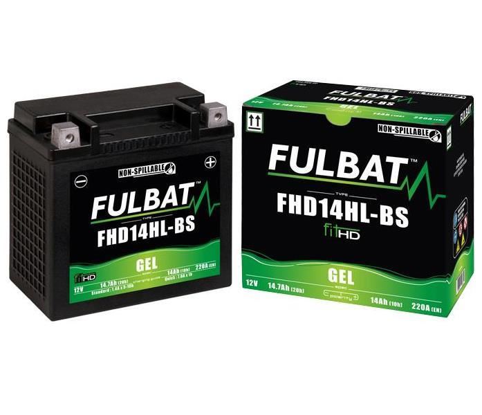 Fulbat battery for harley davidson xl 883 n iron 2013 FHD14HL-BS 12V ...