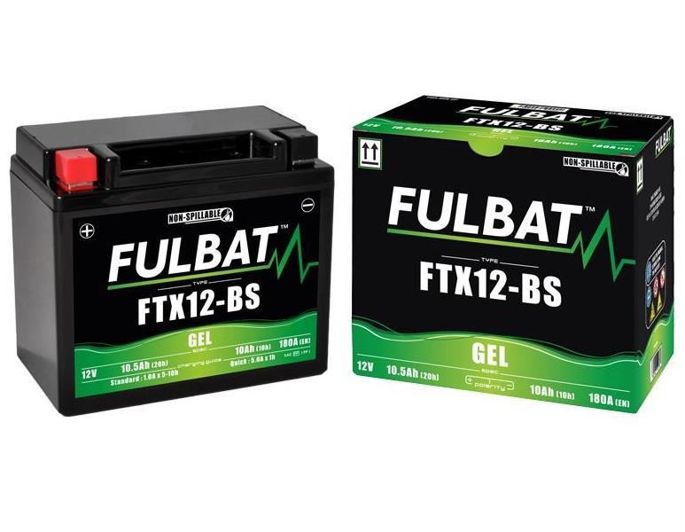 Fulbat battery for triumph speedmaster 865 09-17 FTX12-BS 12V model GEL ...