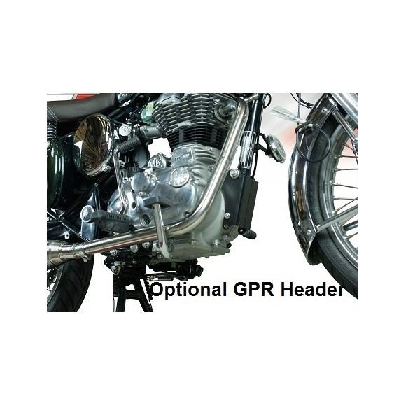 GPR link pipe Royal Enfield Himalayan 410 17-20 stainless steel ROY.5 ...