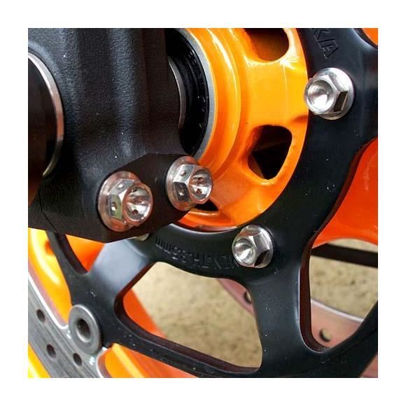 Front Axle Pinch drilled BoltTitanium kit Pro-Bolt Ducati Monster 1000 ...