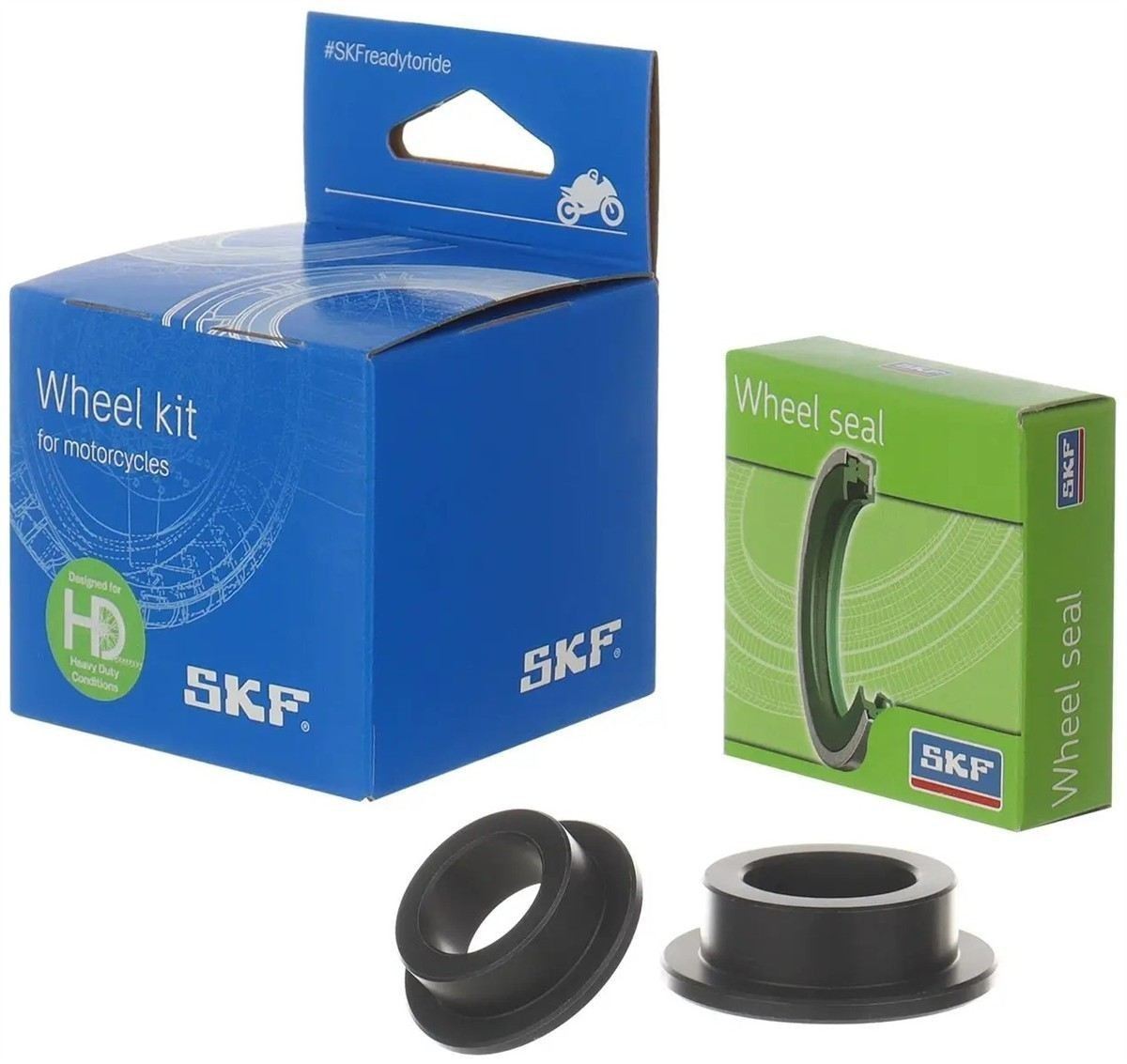 Rear wheel HD dust seal scpacers kits SKF Kawasaki KX 65 02-25 - VKWB-R ...