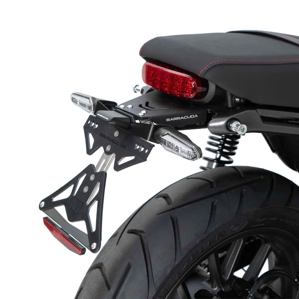 Porta matrícula Barracuda Honda GB 350 S 2025 ajustable (para ...