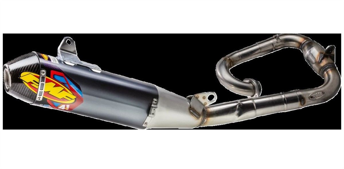 Scarico completo FMF Yamaha WR 450 F 2024 Factory 4.1 RCT collettore in ...