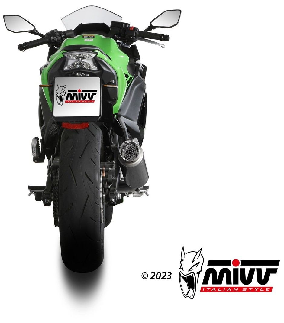 Mivv DELTA RACE complete exhaust system Kawasaki Z 650 24-25 street ...