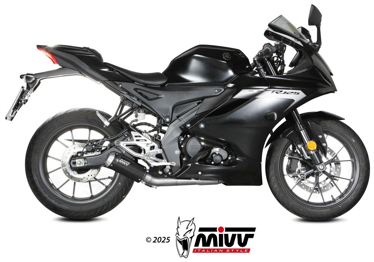 Mivv MK3 complete exhaust system Yamaha YZF 125 R 2025 no street legal ...