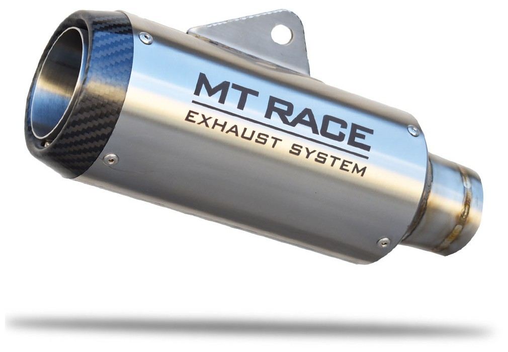 MT RACE GP-2 exhaust Yamaha MT10 16-24 street legal SATIN STEEL ...